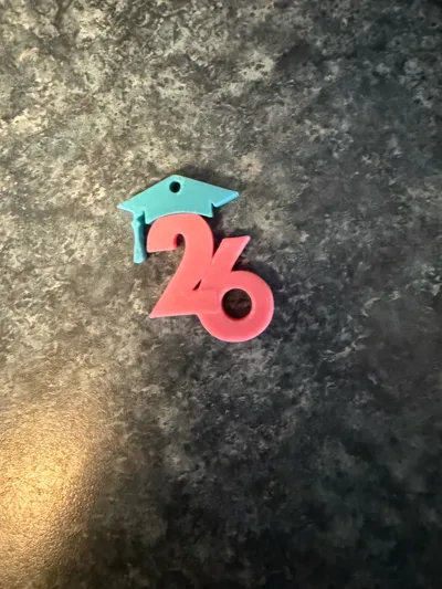 Class of '26 Keychain by TonyTheTiger MakerWorld: Download Free 3D Models