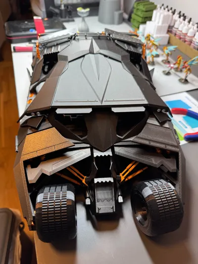 Tumbler Batmobile - Wcad Edition - Free 3D Print Model - MakerWorld