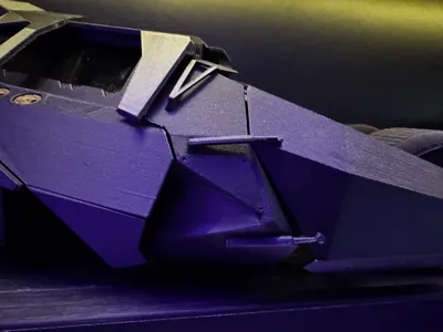 タンブラーバットモービル - Wcad エディション 作成者： Wcad00 MakerWorld：無料3Dモデルをダウンロード