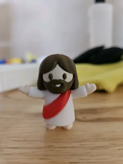 Little Jesus Toy Figure - Free 3D Print Model - MakerWorld