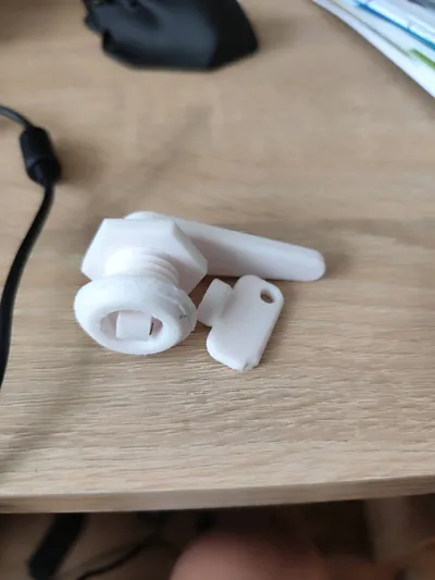 Fully 3D Printable M20 Threaded Lock with Key - Free 3D Print Model ...