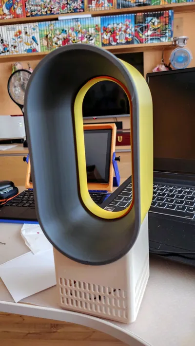 Desktopless Fan - Free 3D Print Model - MakerWorld
