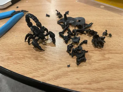 Highly Detailed Robotic Scorpion - Free 3D Print Model - MakerWorld