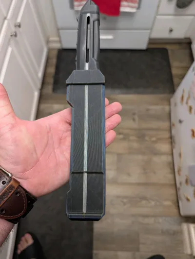 Sci Fi Combat Knife (two blades, stands, sheaths) - Free 3D Print Model ...