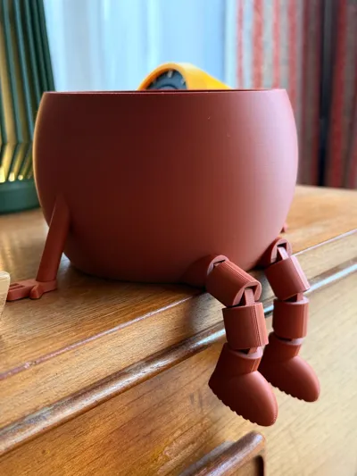 Flower Pot Buddy by Jasa Designs MakerWorld: Download Free 3D Models