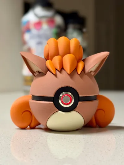 #0037 - Vulpix by N3D MakerWorld: Download Free 3D Models