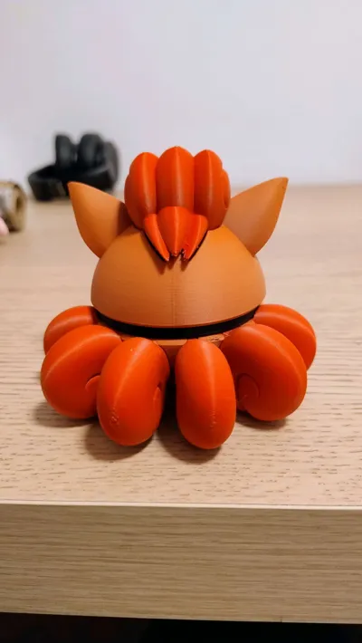 #0037 - Vulpix - Free 3D Print Model - MakerWorld