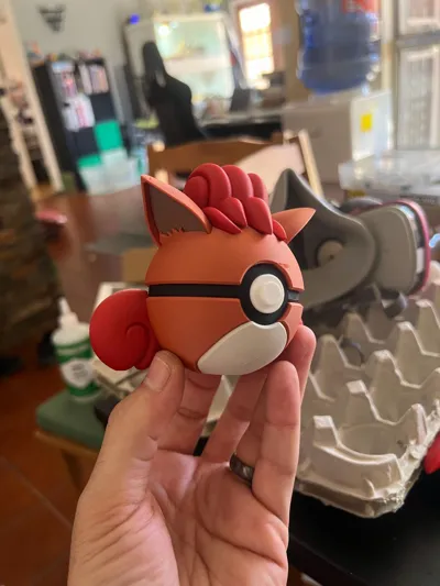 #0037 - Vulpix by N3D MakerWorld: Download Free 3D Models