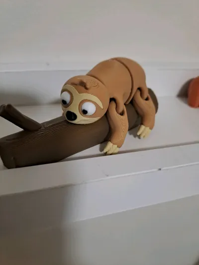 Cute Sloth Articulated - Free 3D Print Model - MakerWorld