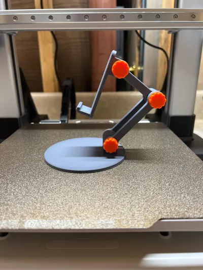 Tilty - Adjustable Phone / Tablet Desktop Stand - Free 3D Print Model - MakerWorld