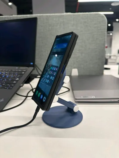 Tilty - Adjustable Phone / Tablet Desktop Stand - Free 3D Print Model - MakerWorld