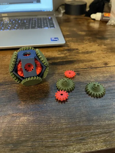 hYPER Fidget II - 20 gear fidget spinner by hYPERfOCUS MakerWorld ...