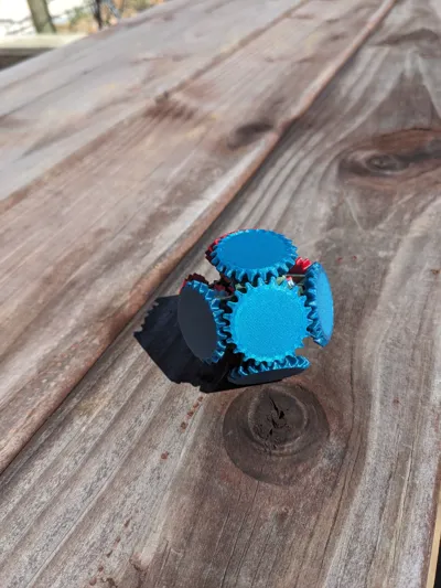 hYPER Fidget II - 20 gear fidget spinner by hYPERfOCUS MakerWorld ...