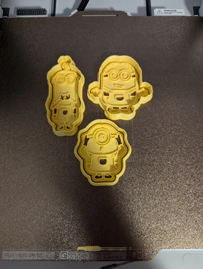 Minions cookie cutter by SamActivity MakerWorld: Download Free 3D Models