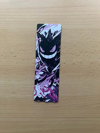 Gengar - Bookmark / Portrait - Free 3D Print Model - MakerWorld