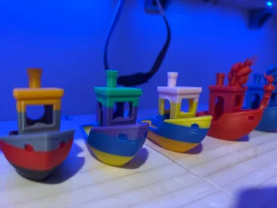Multi Colored Benchys 1, 2, 3 and 4 colors - Free 3D Print Model ...