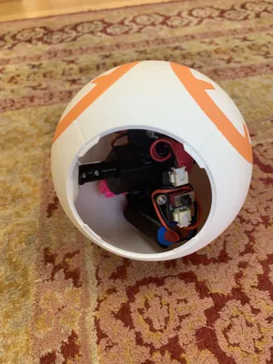 BB-8 CyberBrick Droid (RC Sphere) - Free 3D Print Model - MakerWorld