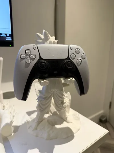 Son Goku Controller Holder - Free 3D Print Model - MakerWorld
