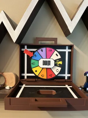 WHEEL OF DOOM (Ryan Trahan) + NEW WHEEL - Free 3D Print Model - MakerWorld