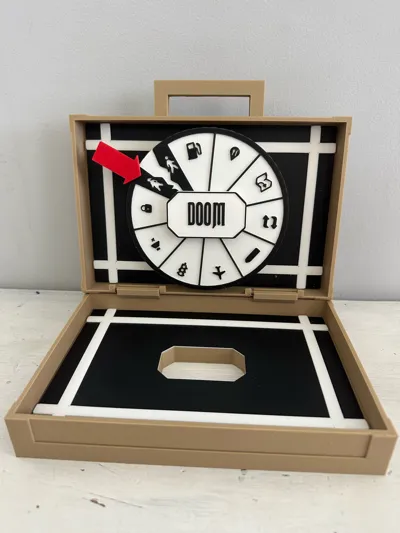 WHEEL OF DOOM (Ryan Trahan) + NEW WHEEL - Free 3D Print Model - MakerWorld