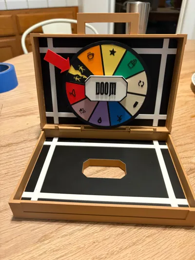 WHEEL OF DOOM (Ryan Trahan) + NEW WHEEL - Free 3D Print Model - MakerWorld