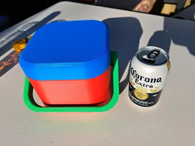 Retro Mini Cooler, 4 Can by PrintedPulse MakerWorld: Download Free 3D ...