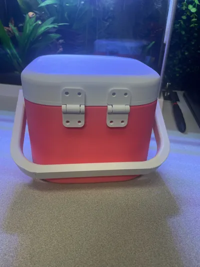 Retro Mini Cooler, 4 Can - Free 3D Print Model - MakerWorld