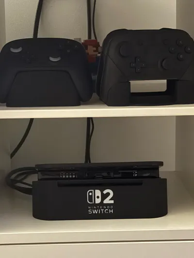 Nintendo Switch 2 - Horizontal Dock Stand [Remix] - Free 3D Print Model ...
