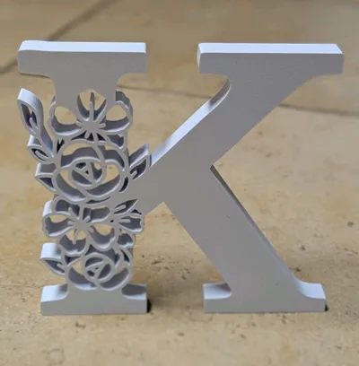 3D Decorative Letter A-Z Wall Decor - Free 3D Print Model - MakerWorld
