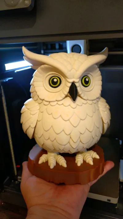 Hedwig the Owl Harry Potter figure - Free 3D Print Model - MakerWorld