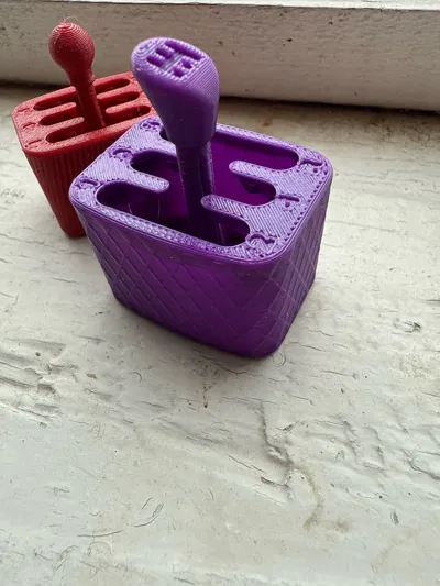 Gear Shift Fidget Toy V2 // Print-in-place by Maker Making MakerWorld ...