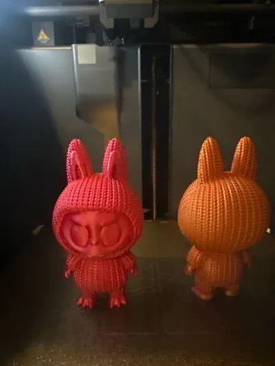 Knitted Texture Pull LaBubu by 比个赞 MakerWorld: Download Free 3D Models