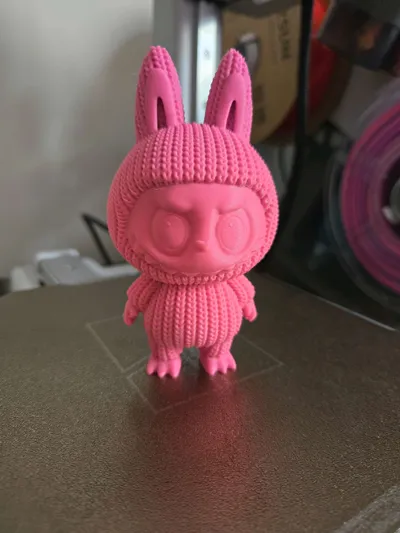 Knitted Texture Pull LaBubu by 比个赞 MakerWorld: Download Free 3D Models