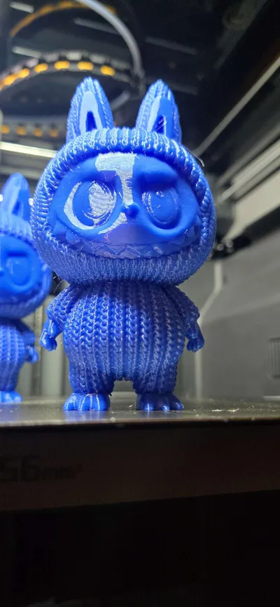 Knitted Texture Pull LaBubu - Free 3D Print Model - MakerWorld
