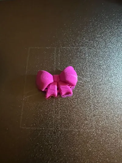 Demure Bow Jibbit /w support - Free 3D Print Model - MakerWorld