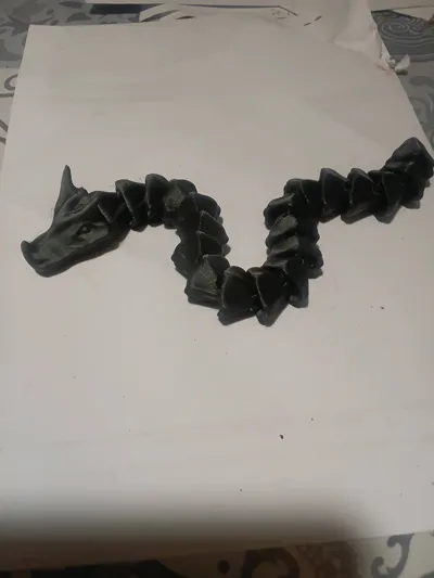 Smooth Articulated Dragon - Free 3D Print Model - MakerWorld