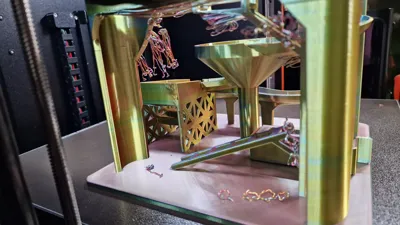 Kairos - a mini marble machine - Free 3D Print Model - MakerWorld
