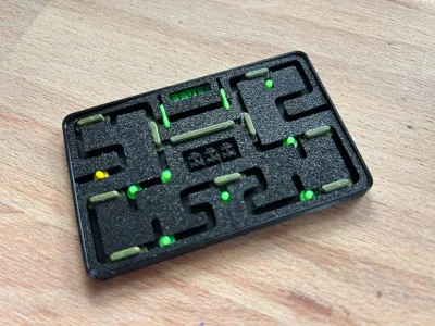 Pacman Wallet Maze - Free 3D Print Model - MakerWorld