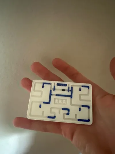 Pacman Wallet Maze - Free 3D Print Model - MakerWorld