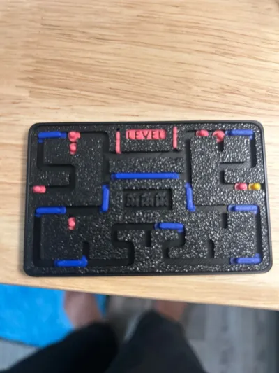 Pacman Wallet Maze by Stray_and_print MakerWorld: Download Free 3D Models