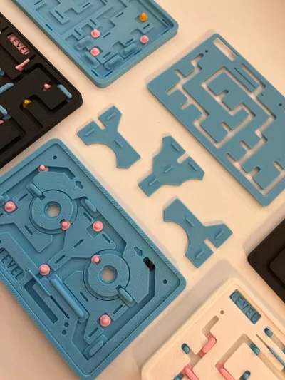 Pacman Wallet Maze - Free 3D Print Model - MakerWorld