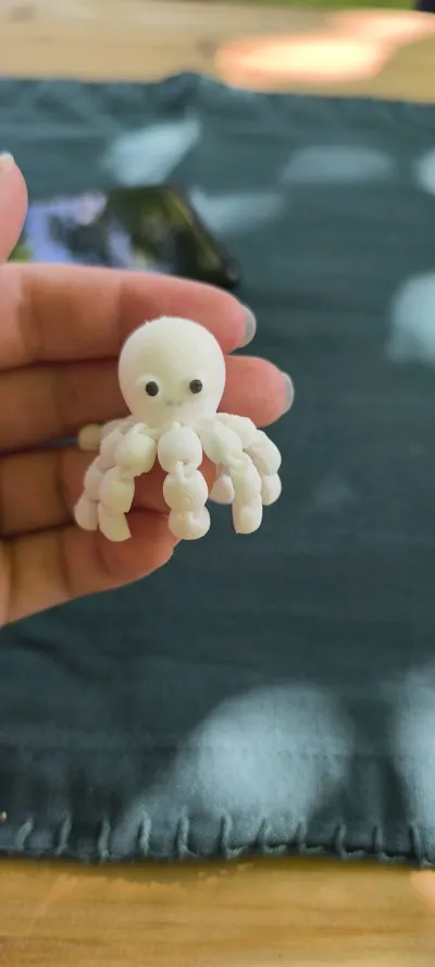 Mini Octopus – Articulated & Keychain - Free 3D Print Model - MakerWorld