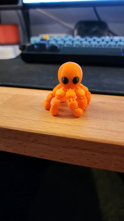 Mini Octopus – Articulated & Keychain by 🔵 MontoyaMaker MakerWorld ...