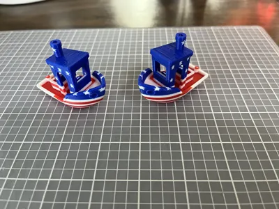 American Flag Benchy - 4th of July Patriotic Boat by Joseph MakerWorld ...