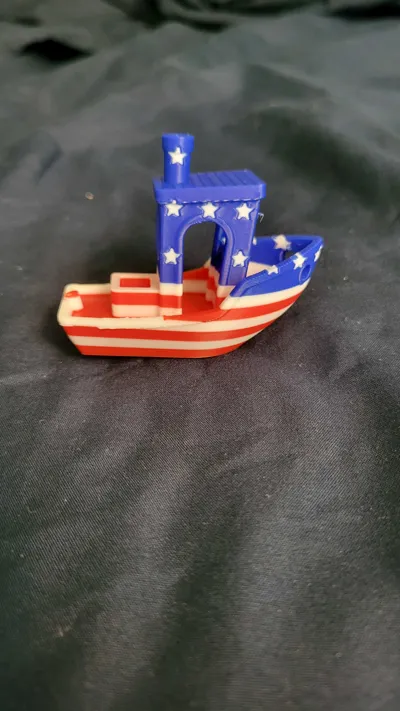 American Flag Benchy - 4th of July Patriotic Boat by Joseph MakerWorld ...