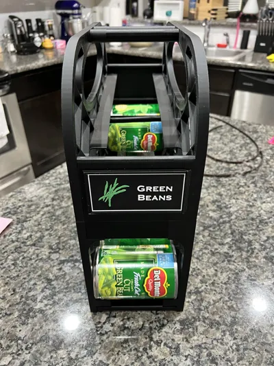 Vegetable Can Dispenser w/ Labels by cbaileyhp MakerWorld: Download ...