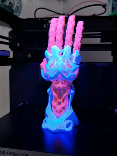 Articulated Hand MkII - Free 3D Print Model - MakerWorld