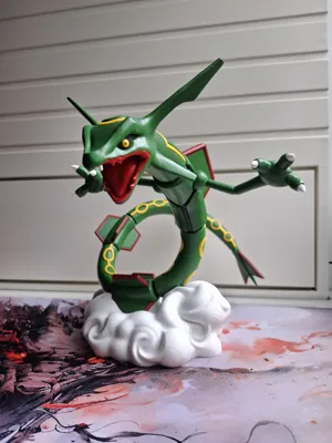 Rayquaza (Pokemon) Fully disassembled 23cm tall by LCFigure MakerWorld ...
