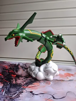 Rayquaza (Pokemon) Fully disassembled 23cm tall by LCFigure MakerWorld ...