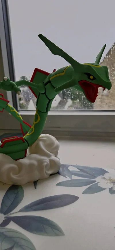 Rayquaza (Pokemon) Fully disassembled 23cm tall by LCFigure MakerWorld ...